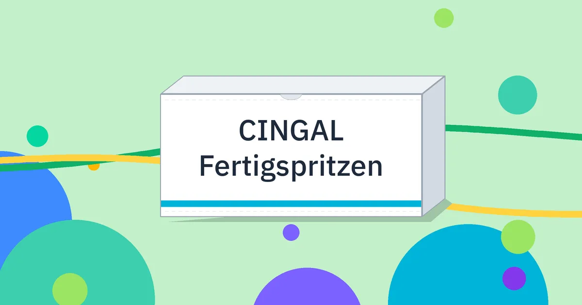 Symbolbild: Packung mit der Aufschrift CINGAL Fertigspritzen (PZN 12393996) – Verfügbarkeit und Bezug in Apotheken in Frankfurt am Main