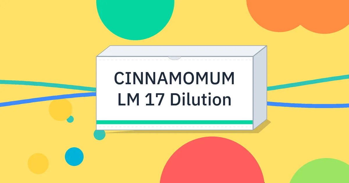 Symbolbild: Packung mit der Aufschrift CINNAMOMUM LM 17 Dilution (PZN 12820895) – Verfügbarkeit und Bezug in Apotheken in Frankfurt am Main