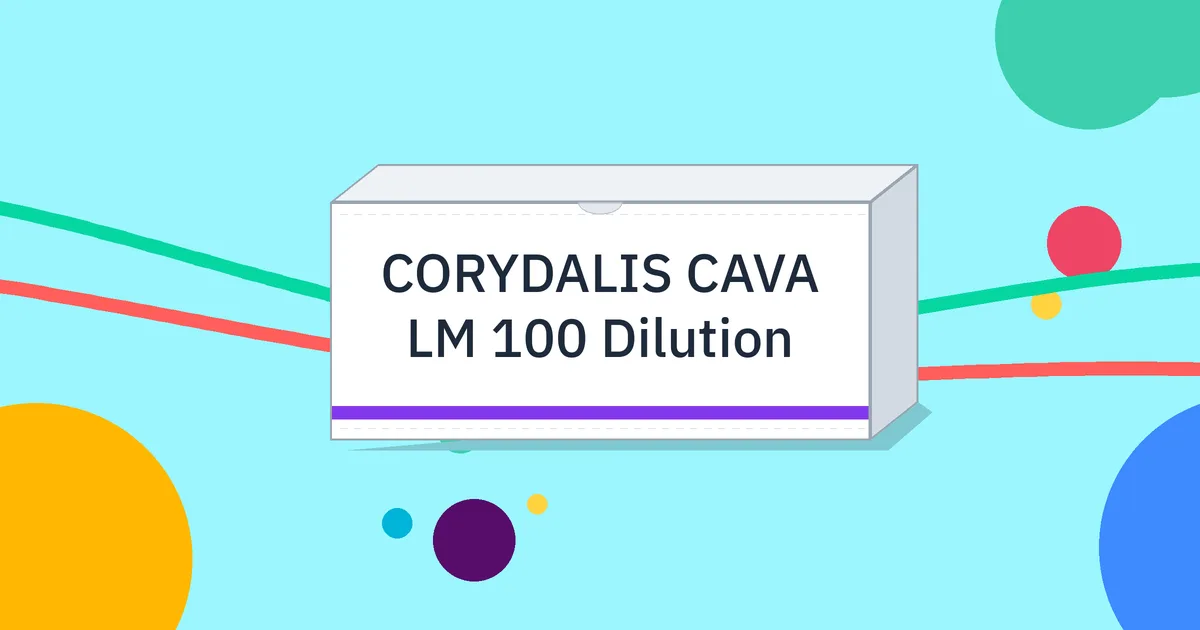 Symbolbild: Packung mit der Aufschrift CORYDALIS CAVA LM 100 Dilution (PZN 13453826) – Verfügbarkeit und Bezug in Apotheken in Frankfurt am Main