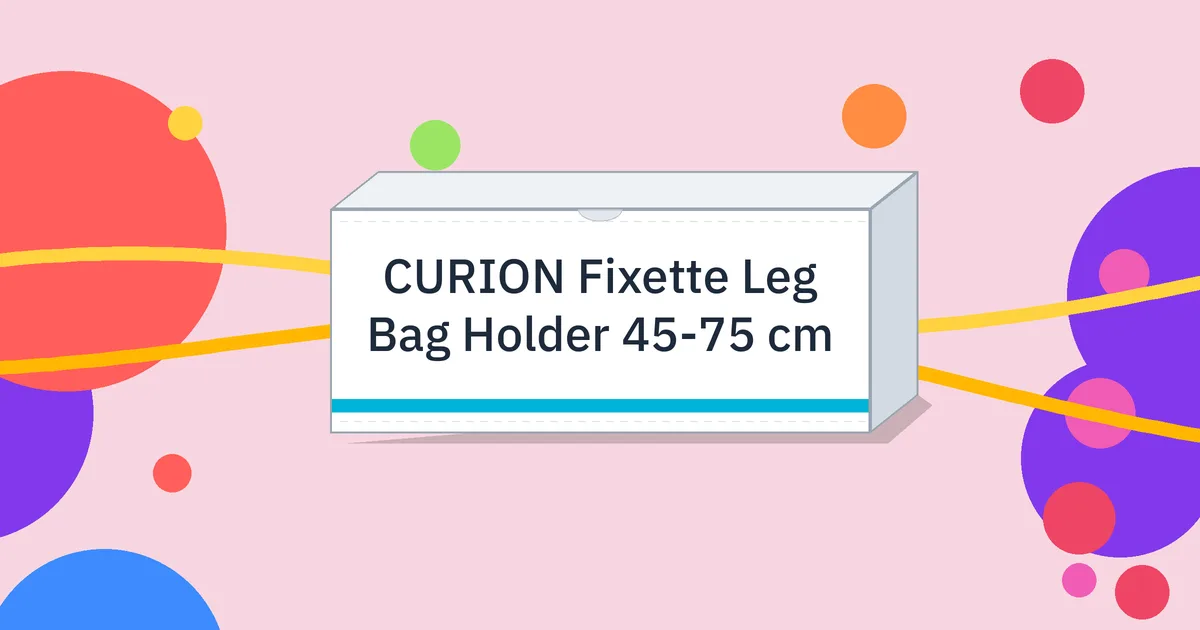Symbolbild: Packung mit der Aufschrift CURION Fixette Leg Bag Holder 45-75 cm (PZN 20892621) – Verfügbarkeit und Bezug in Apotheken in Frankfurt am Main