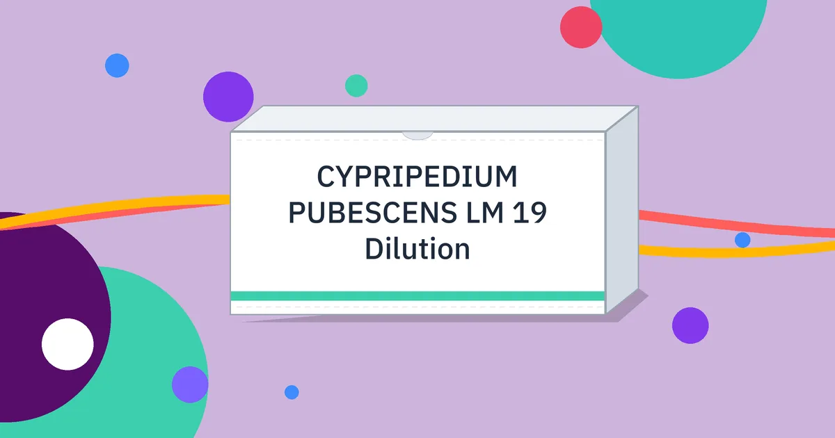 Symbolbild: Packung mit der Aufschrift CYPRIPEDIUM PUBESCENS LM 19 Dilution (PZN 13460140) – Verfügbarkeit und Bezug in Apotheken in Frankfurt am Main