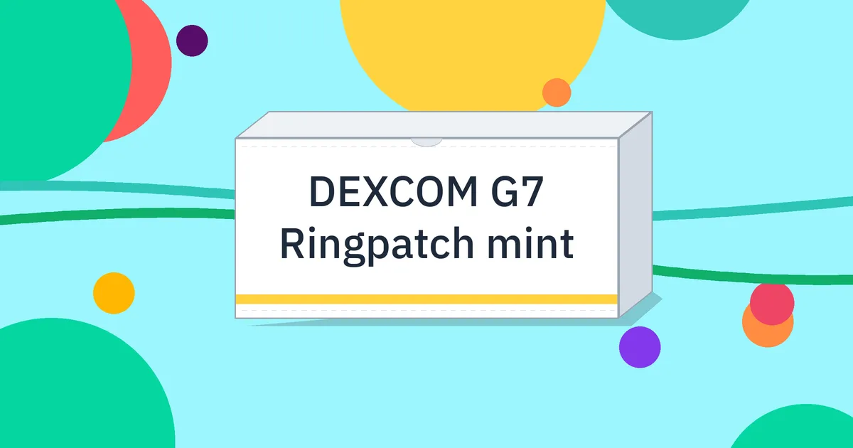 Symbolbild: Packung mit der Aufschrift DEXCOM G7 Ringpatch mint (PZN 19865932) – Verfügbarkeit und Bezug in Apotheken in Frankfurt am Main
