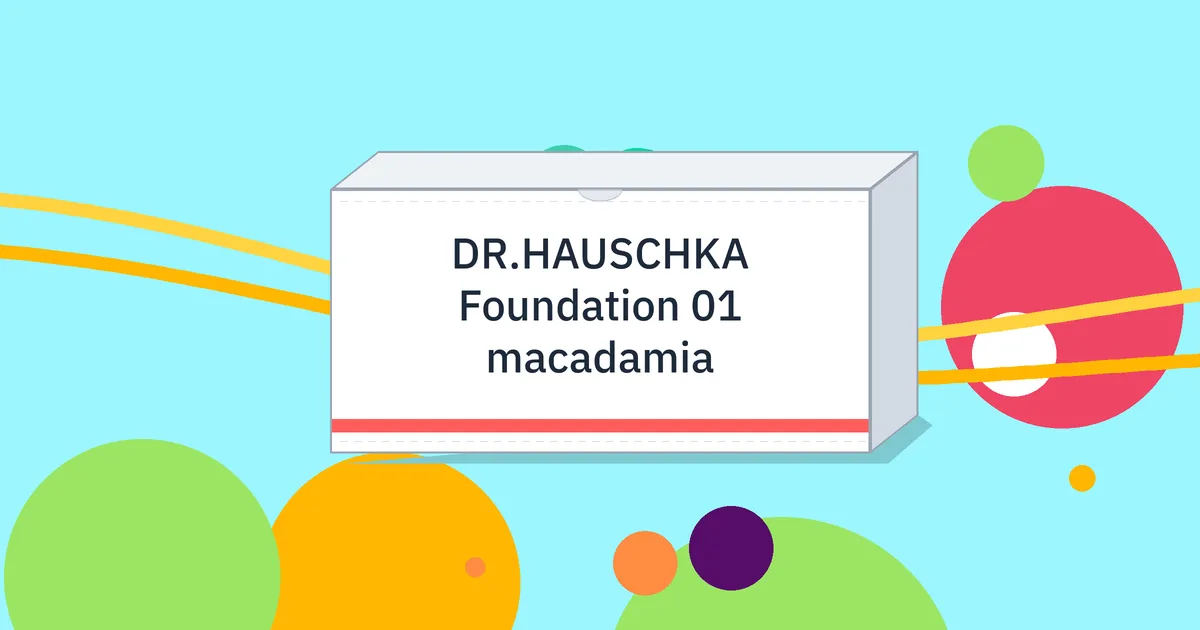 Symbolbild: Packung mit der Aufschrift DR.HAUSCHKA Foundation 01 macadamia (PZN 18167640) – Verfügbarkeit und Bezug in Apotheken in Frankfurt am Main