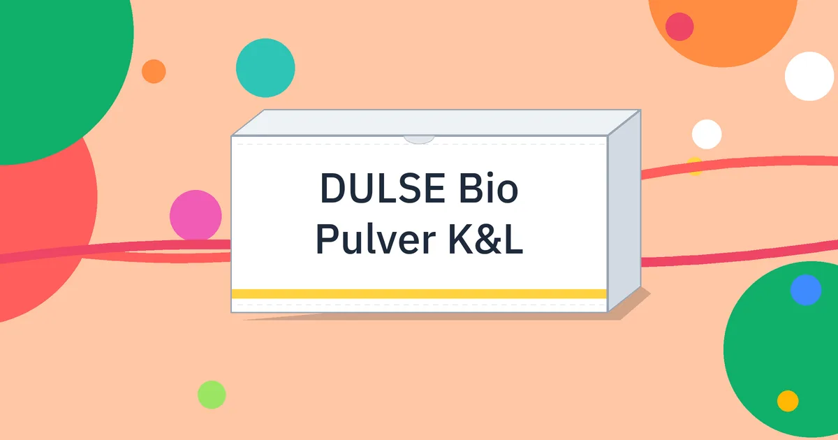 Symbolbild: Packung mit der Aufschrift DULSE Bio Pulver K&L (PZN 17962499) – Verfügbarkeit und Bezug in Apotheken in Frankfurt am Main