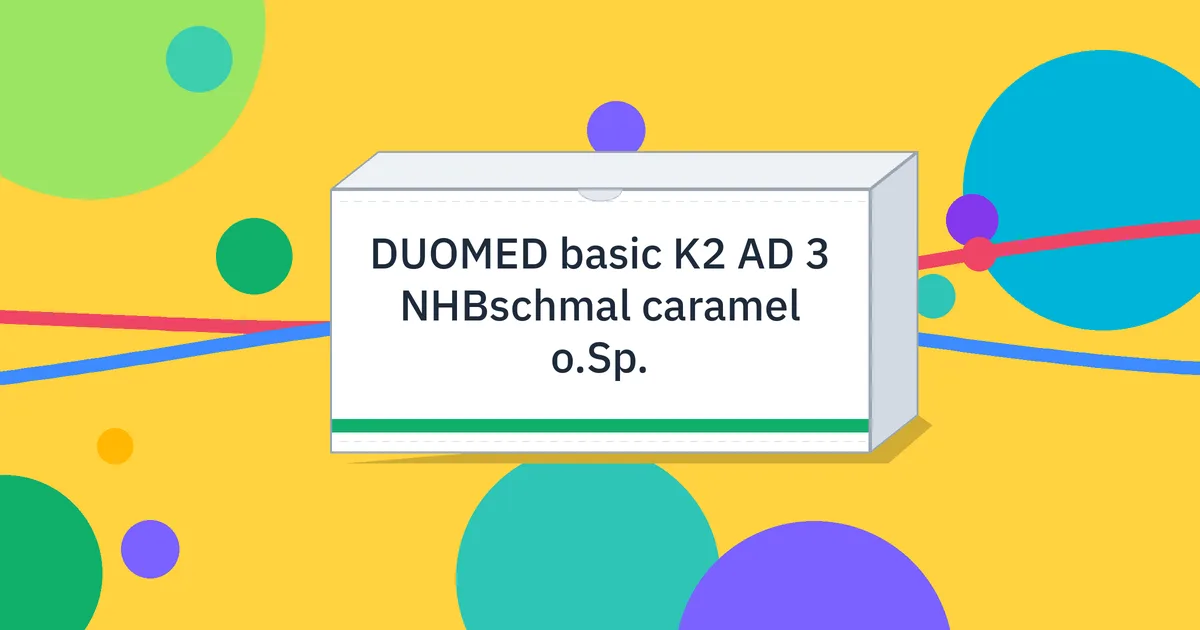 Symbolbild: Packung mit der Aufschrift DUOMED basic K2 AD 3 NHBschmal caramel o.Sp. (PZN 20906961) – Verfügbarkeit und Bezug in Apotheken in Frankfurt am Main