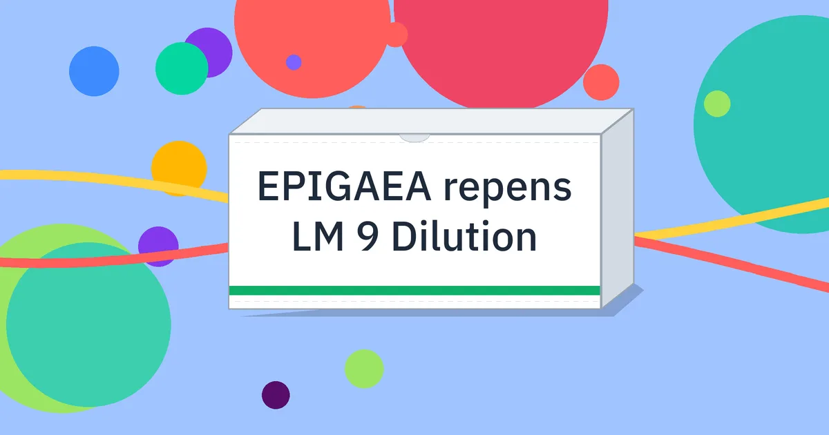 Symbolbild: Packung mit der Aufschrift EPIGAEA repens LM 9 Dilution (PZN 13471592) – Verfügbarkeit und Bezug in Apotheken in Frankfurt am Main