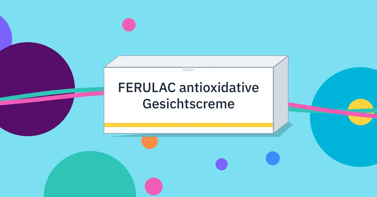 Symbolbild: Packung mit der Aufschrift FERULAC antioxidative Gesichtscreme (PZN 19896424) – Verfügbarkeit und Bezug in Apotheken in Frankfurt am Main