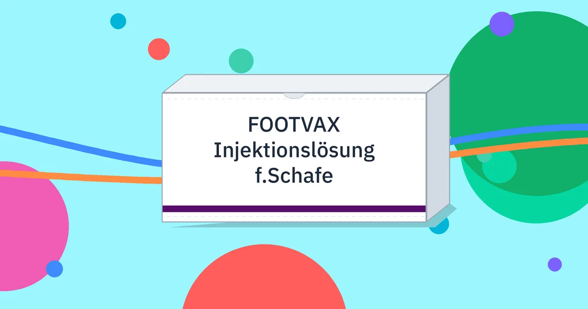 Symbolbild: Packung mit der Aufschrift FOOTVAX Injektionslösung f.Schafe (PZN 09150758) – Verfügbarkeit und Bezug in Apotheken in Frankfurt am Main
