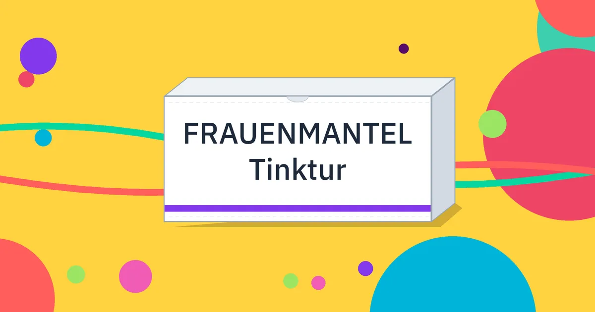 Symbolbild: Packung mit der Aufschrift FRAUENMANTEL Tinktur (PZN 17187468) – Verfügbarkeit und Bezug in Apotheken in Frankfurt am Main