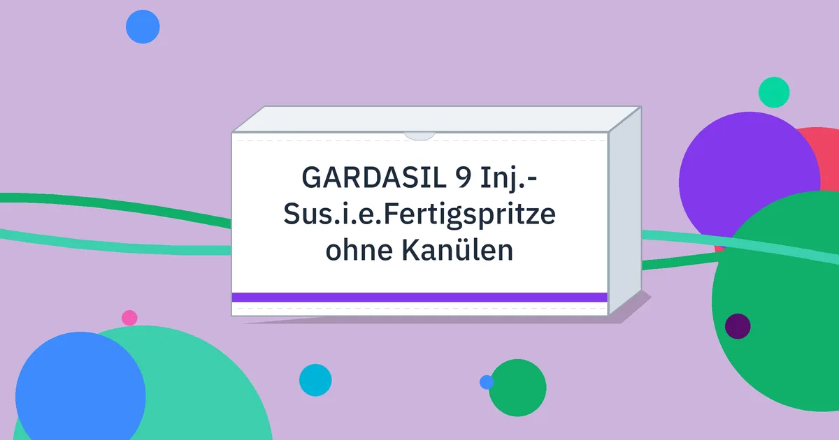 Symbolbild: Packung mit der Aufschrift GARDASIL 9 Inj.-Sus.i.e.Fertigspritze ohne Kanülen (PZN 19899368) – Verfügbarkeit und Bezug in Apotheken in Frankfurt am Main