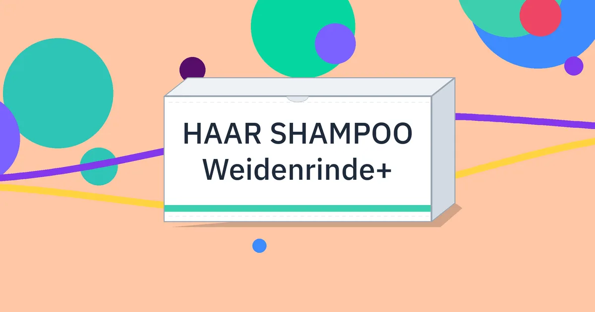 Symbolbild: Packung mit der Aufschrift HAAR SHAMPOO Weidenrinde+ (PZN 17428512) – Verfügbarkeit und Bezug in Apotheken in Frankfurt am Main