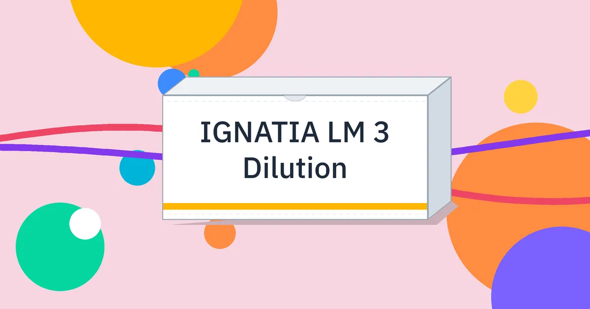 Symbolbild: Packung mit der Aufschrift IGNATIA LM 3 Dilution (PZN 12911563) – Verfügbarkeit und Bezug in Apotheken in Frankfurt am Main