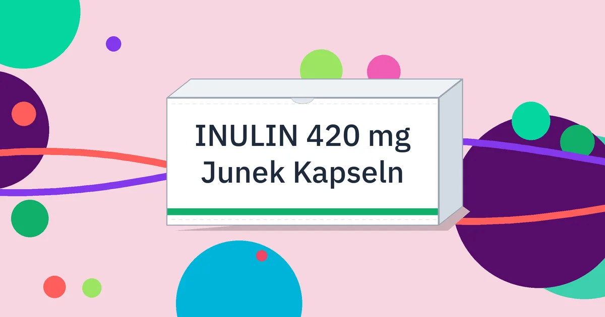 Symbolbild: Packung mit der Aufschrift INULIN 420 mg Junek Kapseln (PZN 10396878) – Verfügbarkeit und Bezug in Apotheken in Frankfurt am Main