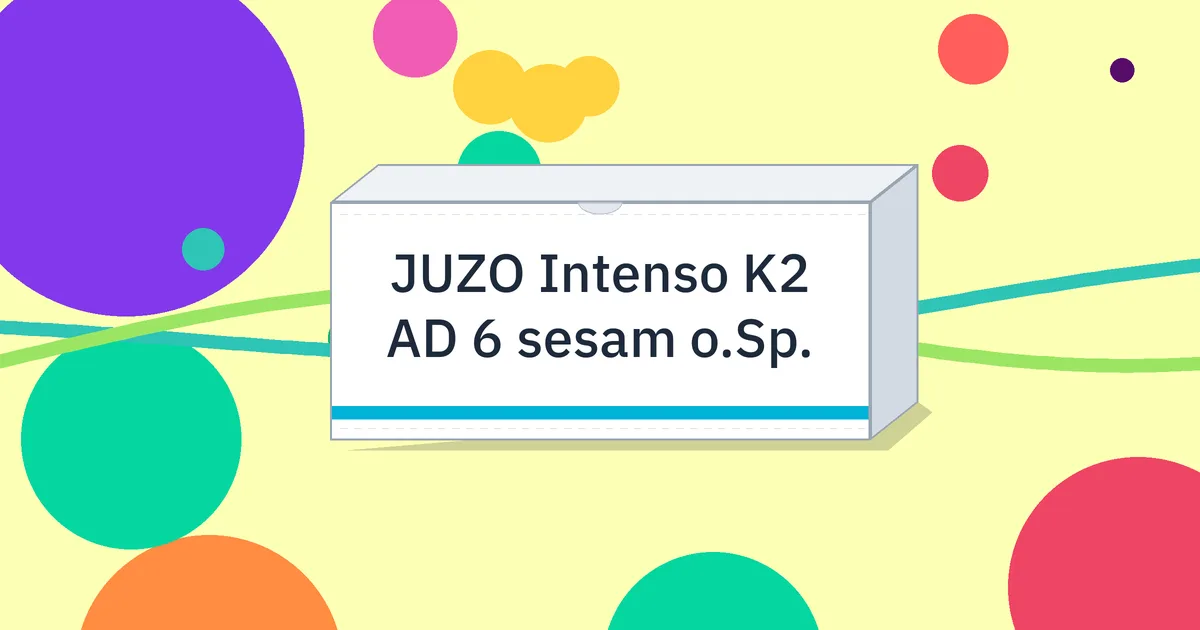 Symbolbild: Packung mit der Aufschrift JUZO Intenso K2 AD 6 sesam o.Sp. (PZN 18616902) – Verfügbarkeit und Bezug in Apotheken in Frankfurt am Main