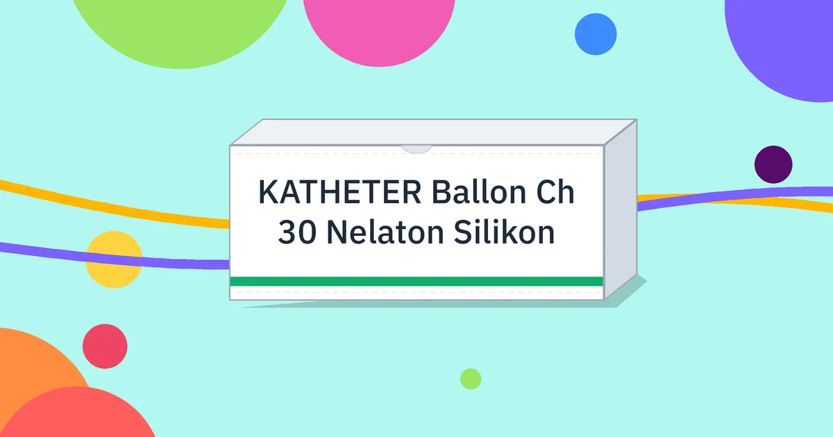 Symbolbild: Packung mit der Aufschrift KATHETER Ballon Ch 30 Nelaton Silikon (PZN 02441435) – Verfügbarkeit und Bezug in Apotheken in Frankfurt am Main