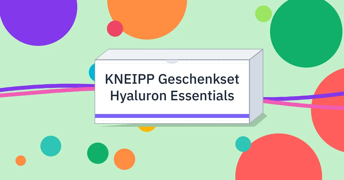 Symbolbild: Packung mit der Aufschrift KNEIPP Geschenkset Hyaluron Essentials (PZN 20092487) – Verfügbarkeit und Bezug in Apotheken in Frankfurt am Main