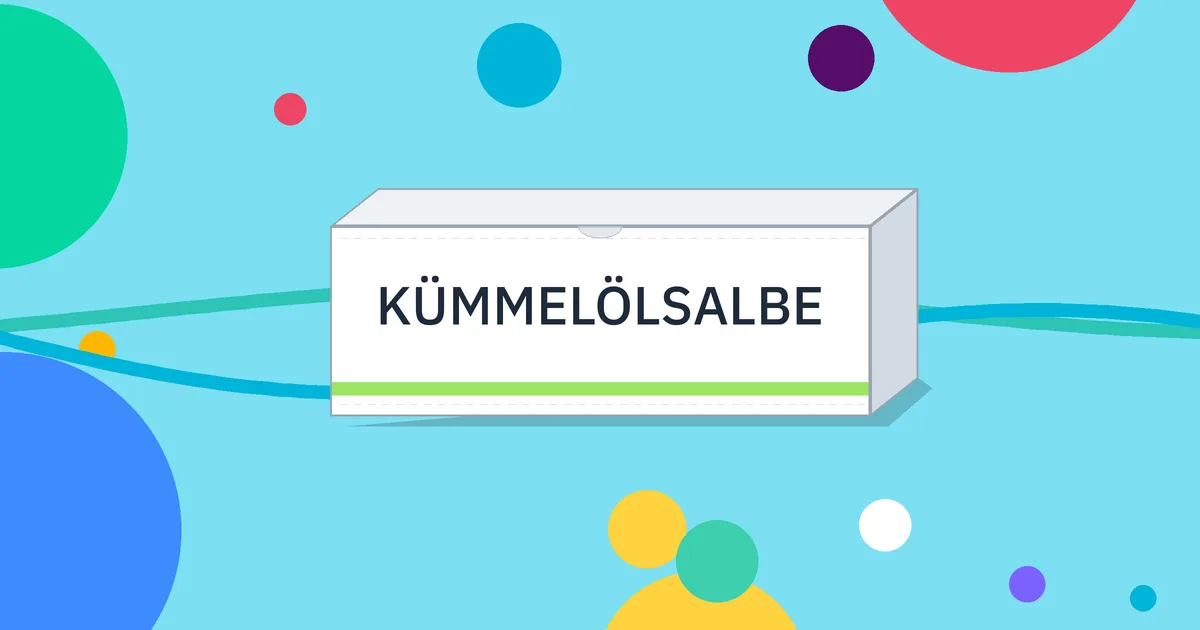 Symbolbild: Packung mit der Aufschrift KÜMMELÖLSALBE (PZN 18452369) – Verfügbarkeit und Bezug in Apotheken in Frankfurt am Main