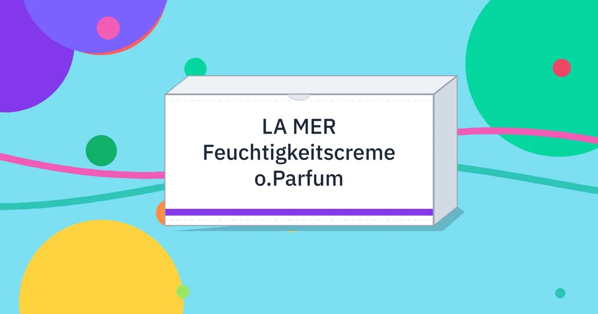 Symbolbild: Packung mit der Aufschrift LA MER Feuchtigkeitscreme o.Parfum (PZN 09307355) – Verfügbarkeit und Bezug in Apotheken in Frankfurt am Main