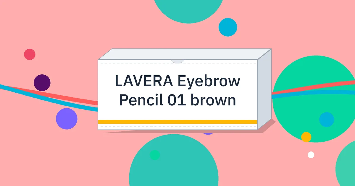 Symbolbild: Packung mit der Aufschrift LAVERA Eyebrow Pencil 01 brown (PZN 17147078) – Verfügbarkeit und Bezug in Apotheken in Frankfurt am Main