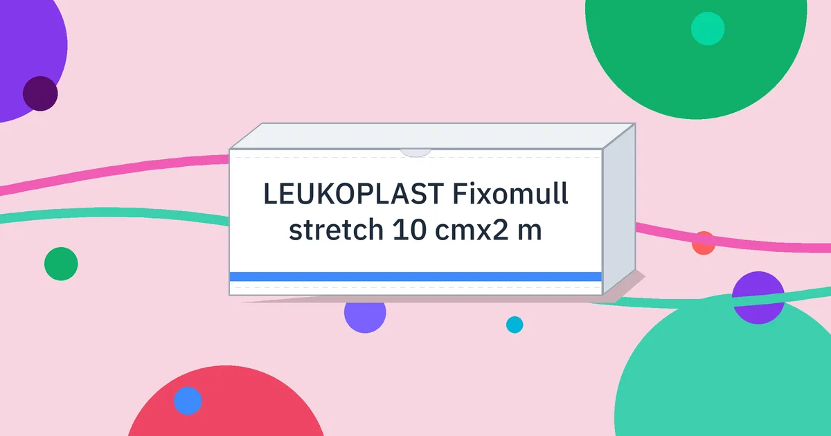 Symbolbild: Packung mit der Aufschrift LEUKOPLAST Fixomull stretch 10 cmx2 m (PZN 19774827) – Verfügbarkeit und Bezug in Apotheken in Frankfurt am Main