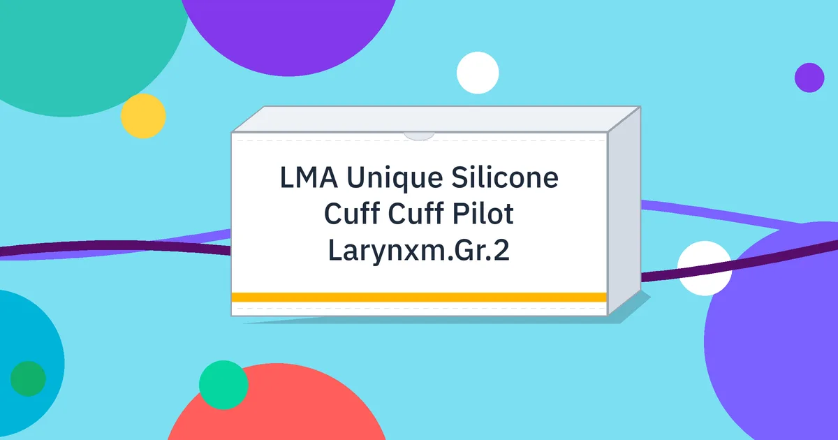 Symbolbild: Packung mit der Aufschrift LMA Unique Silicone Cuff Cuff Pilot Larynxm.Gr.2 (PZN 12410683) – Verfügbarkeit und Bezug in Apotheken in Frankfurt am Main