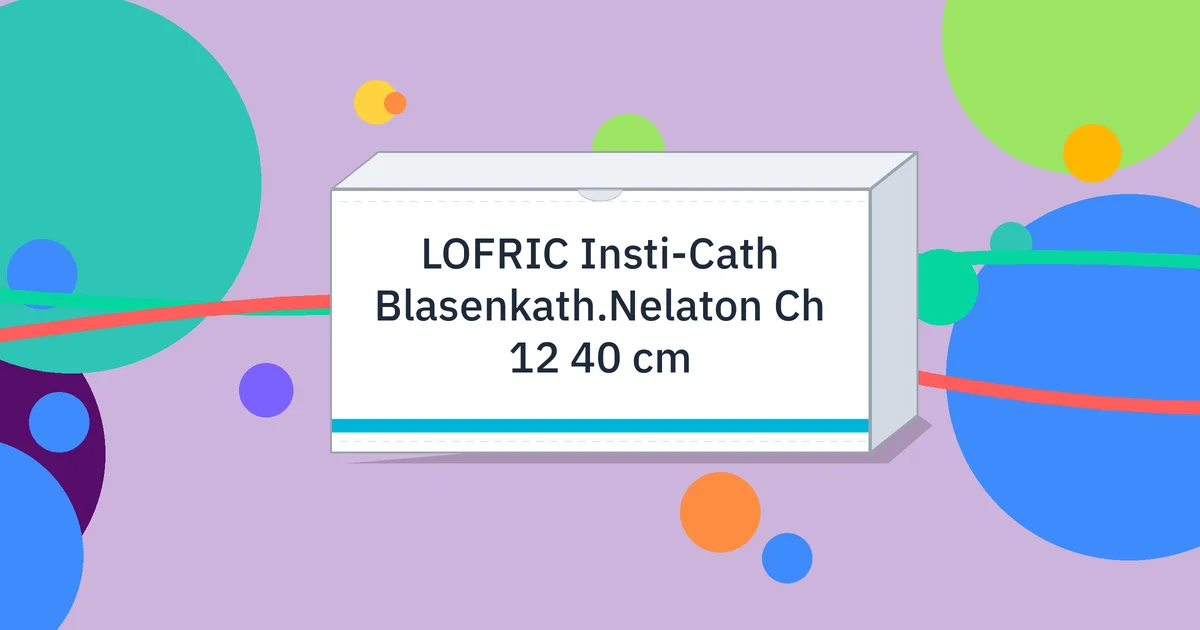 Symbolbild: Packung mit der Aufschrift LOFRIC Insti-Cath Blasenkath.Nelaton Ch 12 40 cm (PZN 15630652) – Verfügbarkeit und Bezug in Apotheken in Frankfurt am Main