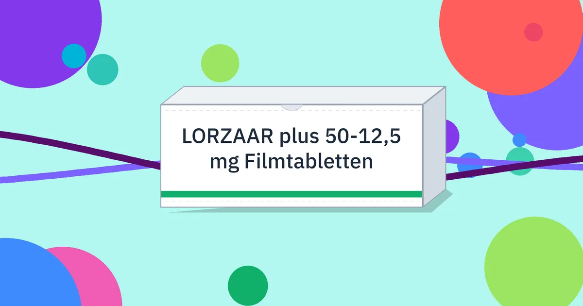 Symbolbild: Packung mit der Aufschrift LORZAAR plus 50-12,5 mg Filmtabletten (PZN 14293721) – Verfügbarkeit und Bezug in Apotheken in Frankfurt am Main