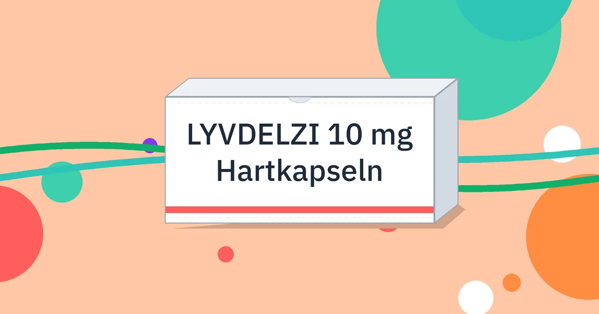 Symbolbild: Packung mit der Aufschrift LYVDELZI 10 mg Hartkapseln (PZN 19743991) – Verfügbarkeit und Bezug in Apotheken in Frankfurt am Main