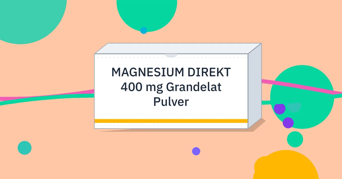 Symbolbild: Packung mit der Aufschrift MAGNESIUM DIREKT 400 mg Grandelat Pulver (PZN 01488512) – Verfügbarkeit und Bezug in Apotheken in Frankfurt am Main
