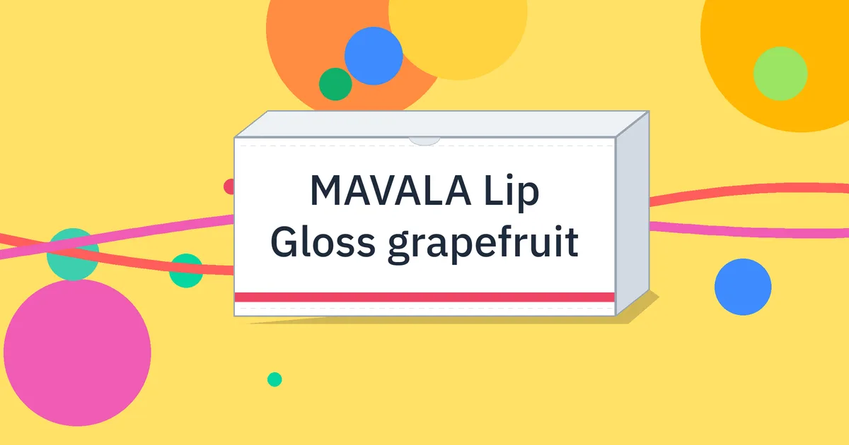 Symbolbild: Packung mit der Aufschrift MAVALA Lip Gloss grapefruit (PZN 19450361) – Verfügbarkeit und Bezug in Apotheken in Frankfurt am Main