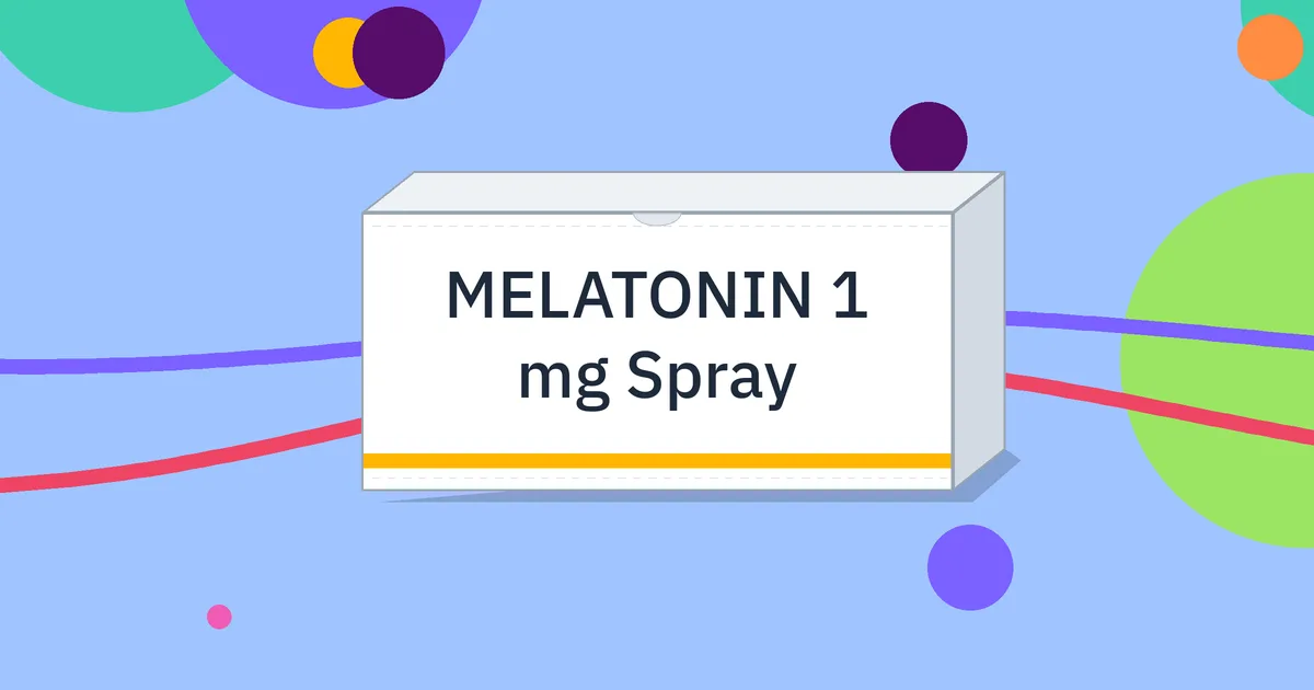 Symbolbild: Packung mit der Aufschrift MELATONIN 1 mg Spray (PZN 17441665) – Verfügbarkeit und Bezug in Apotheken in Frankfurt am Main