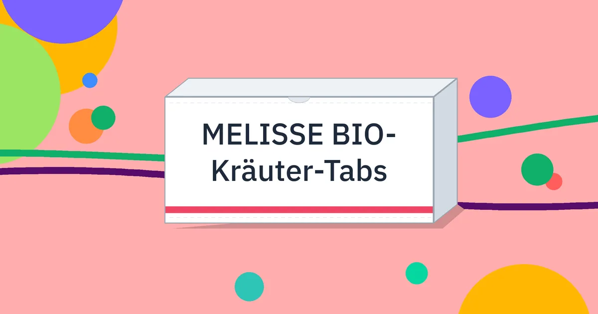 Symbolbild: Packung mit der Aufschrift MELISSE BIO-Kräuter-Tabs (PZN 16759253) – Verfügbarkeit und Bezug in Apotheken in Frankfurt am Main
