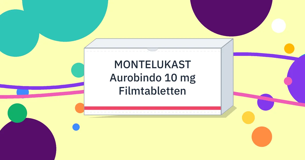 Symbolbild: Packung mit der Aufschrift MONTELUKAST Aurobindo 10 mg Filmtabletten (PZN 00062596) – Verfügbarkeit und Bezug in Apotheken in Frankfurt am Main