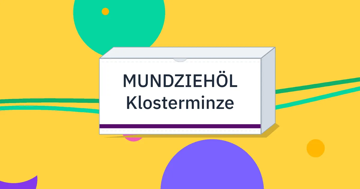 Symbolbild: Packung mit der Aufschrift MUNDZIEHÖL Klosterminze (PZN 19275320) – Verfügbarkeit und Bezug in Apotheken in Frankfurt am Main