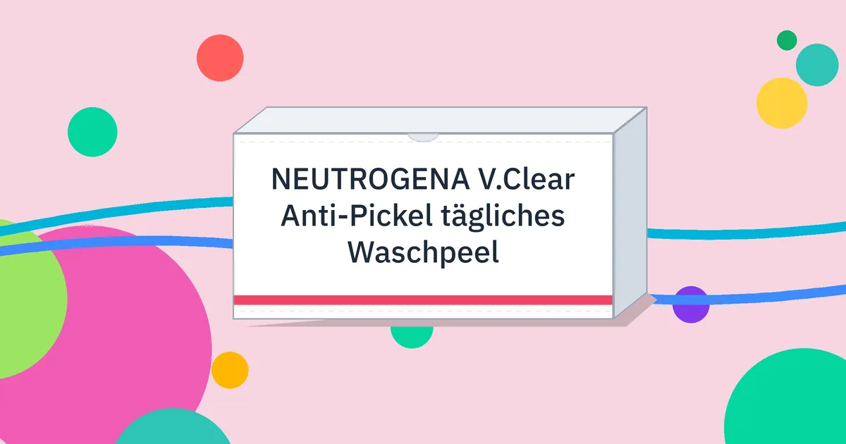Symbolbild: Packung mit der Aufschrift NEUTROGENA V.Clear Anti-Pickel tägliches Waschpeel (PZN 13864630) – Verfügbarkeit und Bezug in Apotheken in Frankfurt am Main