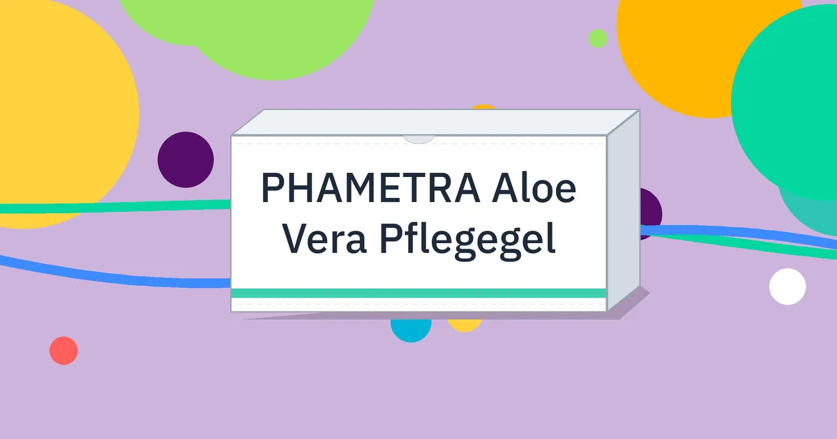 Symbolbild: Packung mit der Aufschrift PHAMETRA Aloe Vera Pflegegel (PZN 20575530) – Verfügbarkeit und Bezug in Apotheken in Frankfurt am Main