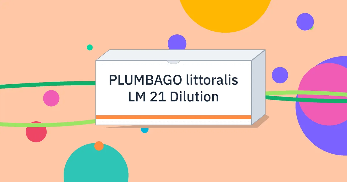 Symbolbild: Packung mit der Aufschrift PLUMBAGO littoralis LM 21 Dilution (PZN 13649127) – Verfügbarkeit und Bezug in Apotheken in Frankfurt am Main