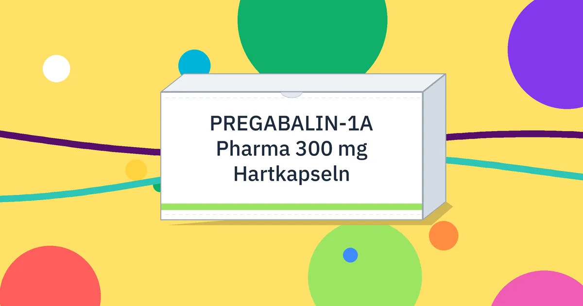 Symbolbild: Packung mit der Aufschrift PREGABALIN-1A Pharma 300 mg Hartkapseln (PZN 10973198) – Verfügbarkeit und Bezug in Apotheken in Frankfurt am Main
