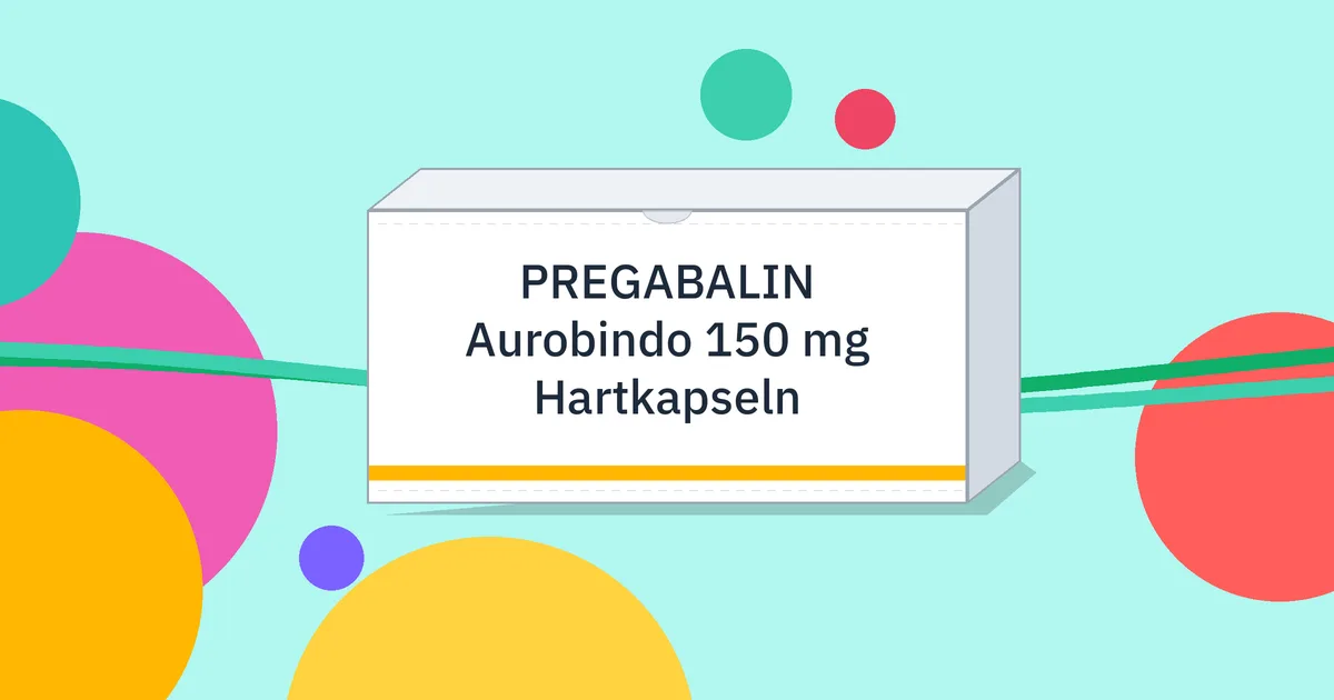 Symbolbild: Packung mit der Aufschrift PREGABALIN Aurobindo 150 mg Hartkapseln (PZN 19358804) – Verfügbarkeit und Bezug in Apotheken in Frankfurt am Main