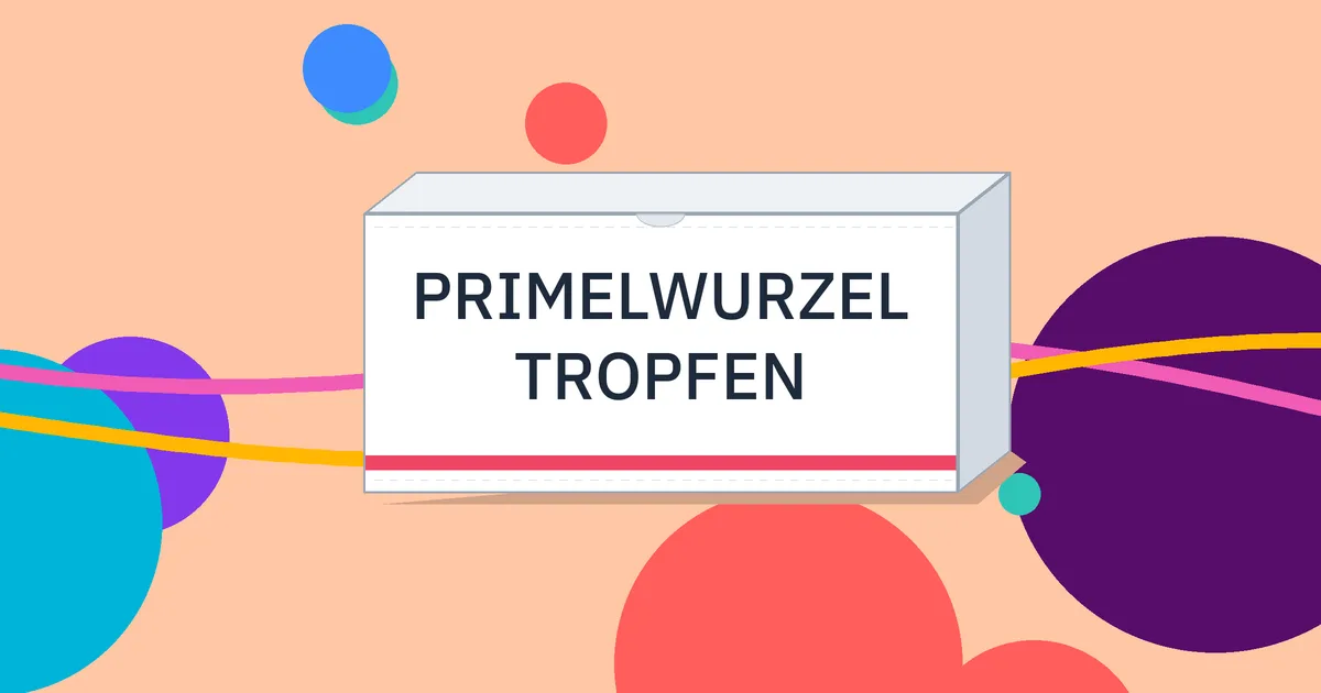 Symbolbild: Packung mit der Aufschrift PRIMELWURZEL TROPFEN (PZN 14282338) – Verfügbarkeit und Bezug in Apotheken in Frankfurt am Main