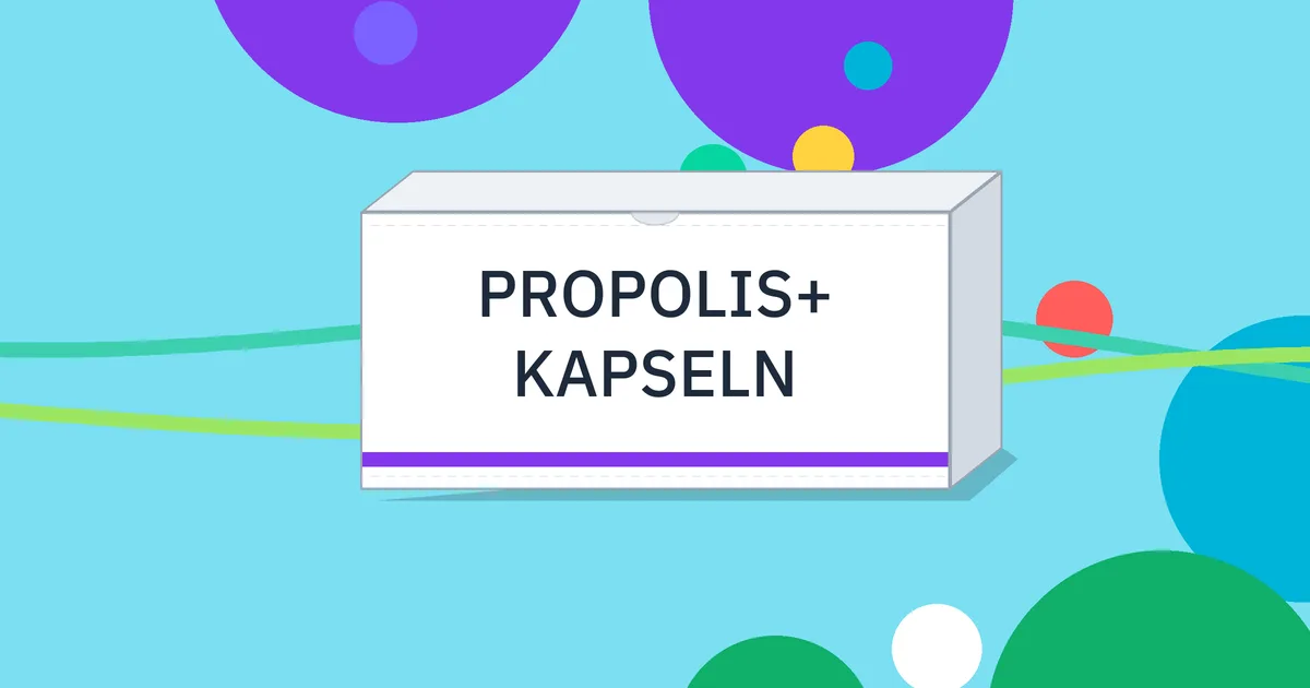 Symbolbild: Packung mit der Aufschrift PROPOLIS+ KAPSELN (PZN 17426683) – Verfügbarkeit und Bezug in Apotheken in Frankfurt am Main