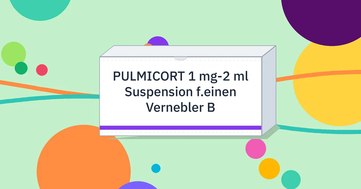 Symbolbild: Packung mit der Aufschrift PULMICORT 1 mg-2 ml Suspension f.einen Vernebler B (PZN 04621532) – Verfügbarkeit und Bezug in Apotheken in Frankfurt am Main