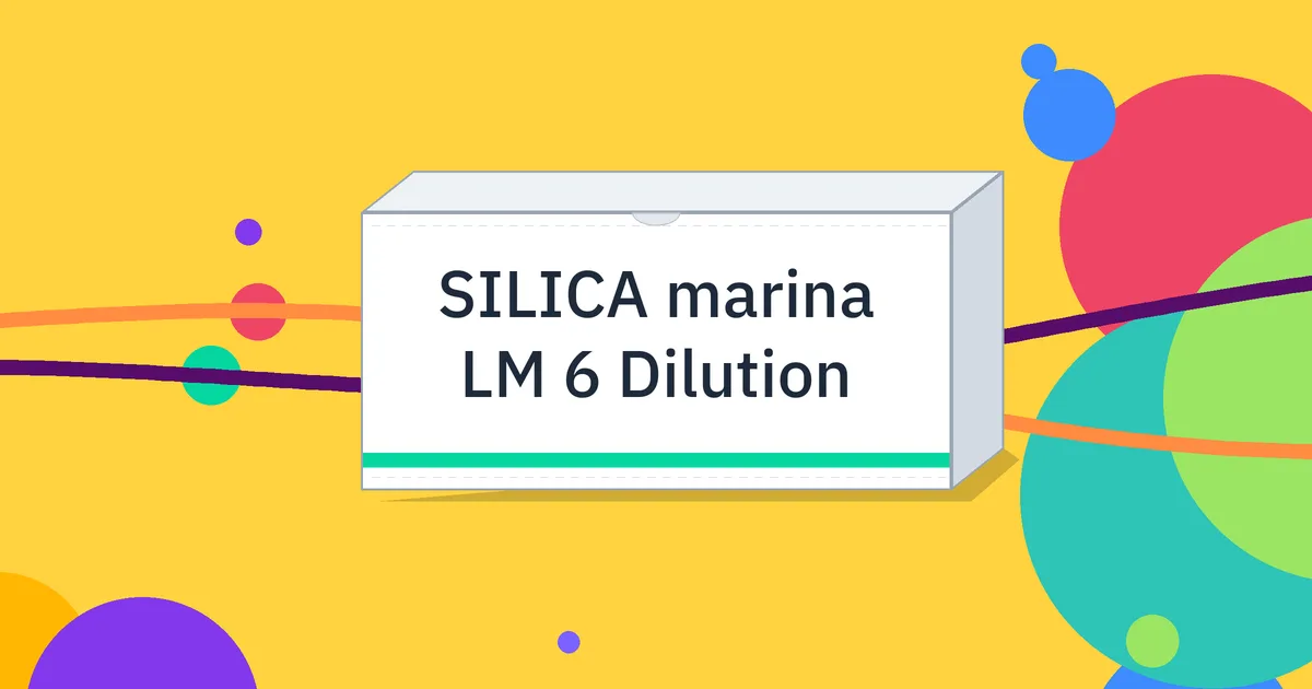 Symbolbild: Packung mit der Aufschrift SILICA marina LM 6 Dilution (PZN 13189660) – Verfügbarkeit und Bezug in Apotheken in Frankfurt am Main
