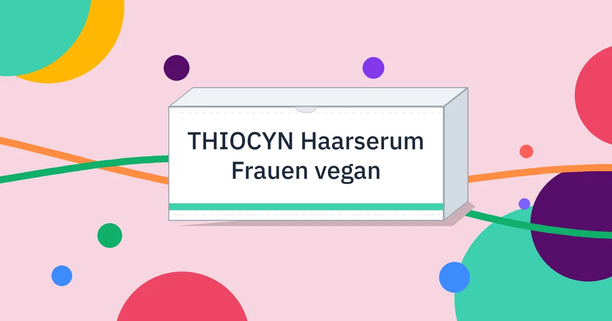 Symbolbild: Packung mit der Aufschrift THIOCYN Haarserum Frauen vegan (PZN 19337305) – Verfügbarkeit und Bezug in Apotheken in Frankfurt am Main