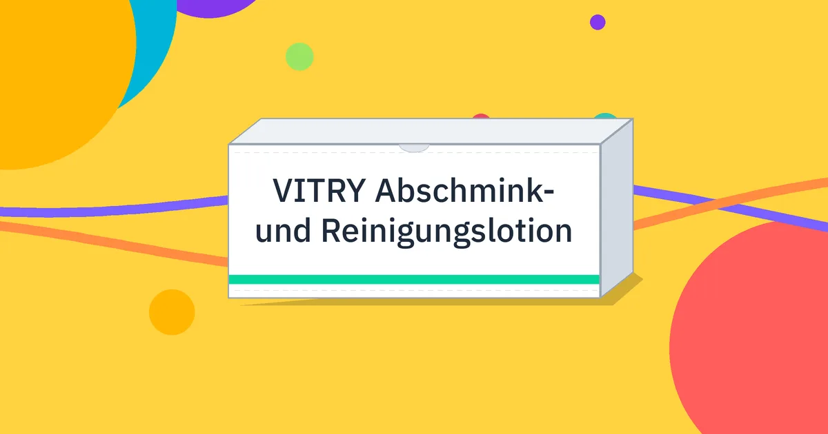 Symbolbild: Packung mit der Aufschrift VITRY Abschmink- und Reinigungslotion (PZN 18453156) – Verfügbarkeit und Bezug in Apotheken in Frankfurt am Main