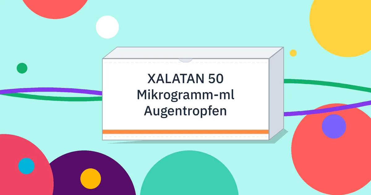 Symbolbild: Packung mit der Aufschrift XALATAN 50 Mikrogramm-ml Augentropfen (PZN 09537368) – Verfügbarkeit und Bezug in Apotheken in Frankfurt am Main