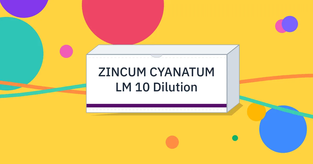 Symbolbild: Packung mit der Aufschrift ZINCUM CYANATUM LM 10 Dilution (PZN 13292240) – Verfügbarkeit und Bezug in Apotheken in Frankfurt am Main