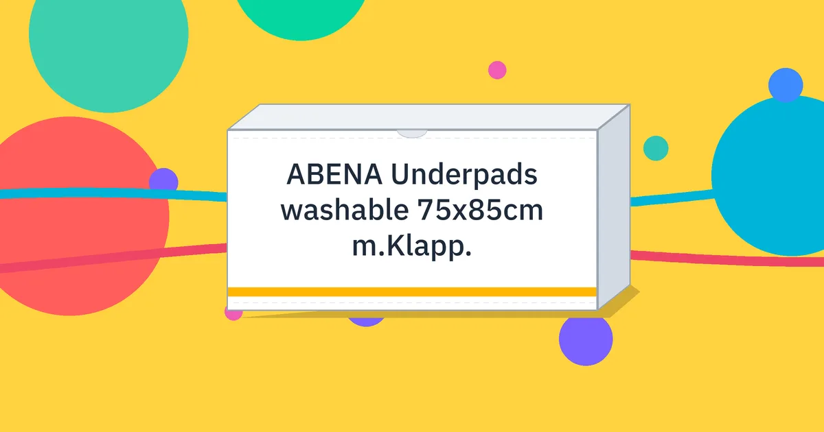 Symbolbild: Packung mit der Aufschrift ABENA Underpads washable 75x85cm m.Klapp. (PZN 18745048) – Verfügbarkeit und Bezug in Apotheken in Frankfurt am Main