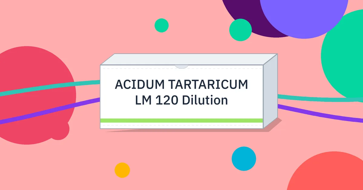 Symbolbild: Packung mit der Aufschrift ACIDUM TARTARICUM LM 120 Dilution (PZN 13287374) – Verfügbarkeit und Bezug in Apotheken in Frankfurt am Main