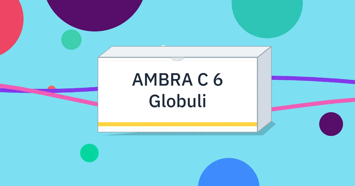 Symbolbild: Packung mit der Aufschrift AMBRA C 6 Globuli (PZN 07454342) – Verfügbarkeit und Bezug in Apotheken in Frankfurt am Main